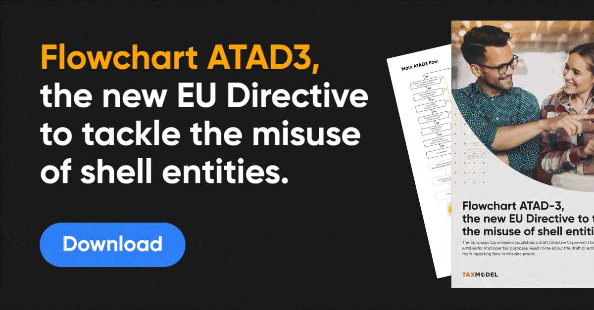 Flowchart ATAD3, new EU Directive to tackle the misuse of shell entities